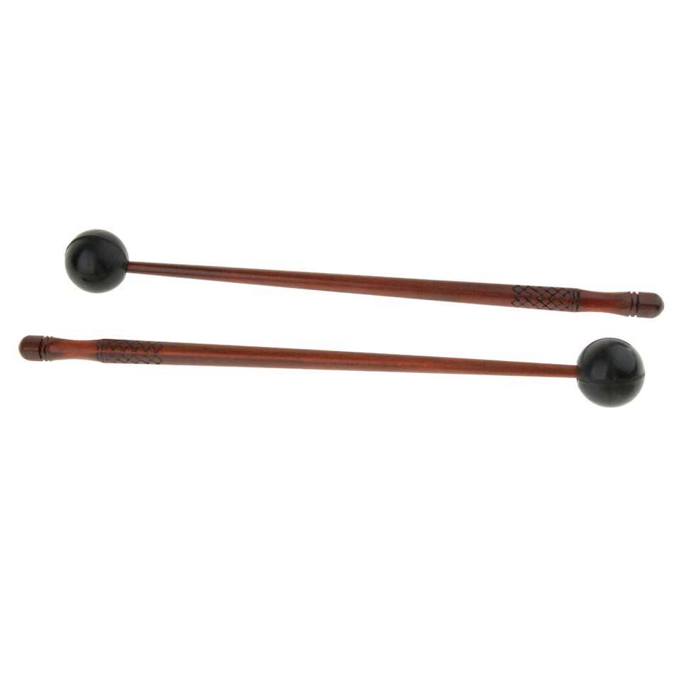 Exquisite 2Pcs Wood Tongue Drum Sticks Lotus Drum Xylophone Mallets ...