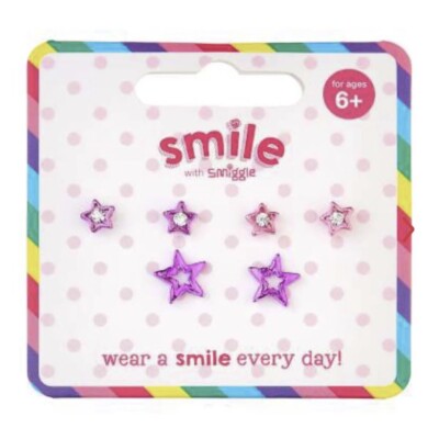 Brand new Smiggle Stars Earring Pack | eBay UK