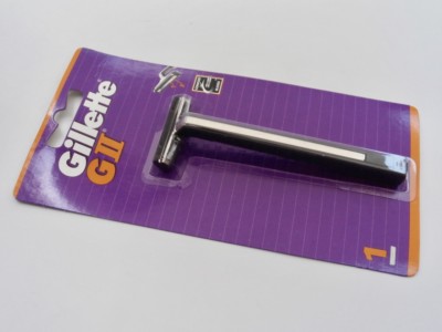GILLETTE G2, GII Rasierer TRAC 2 TWIN BLADE Metal Razor Nassrasierer ...