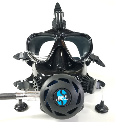 Scubapro Full Face Scuba Dive Mask Fits Most 2nd Stage Regulators S600 ...
