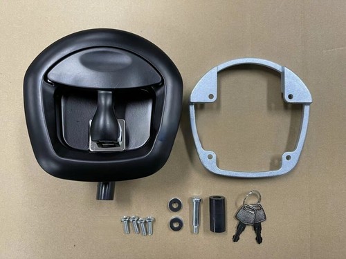 1x Black Whale Tail T Handle Lock Latch/Compression Lock Trailer Ute ...