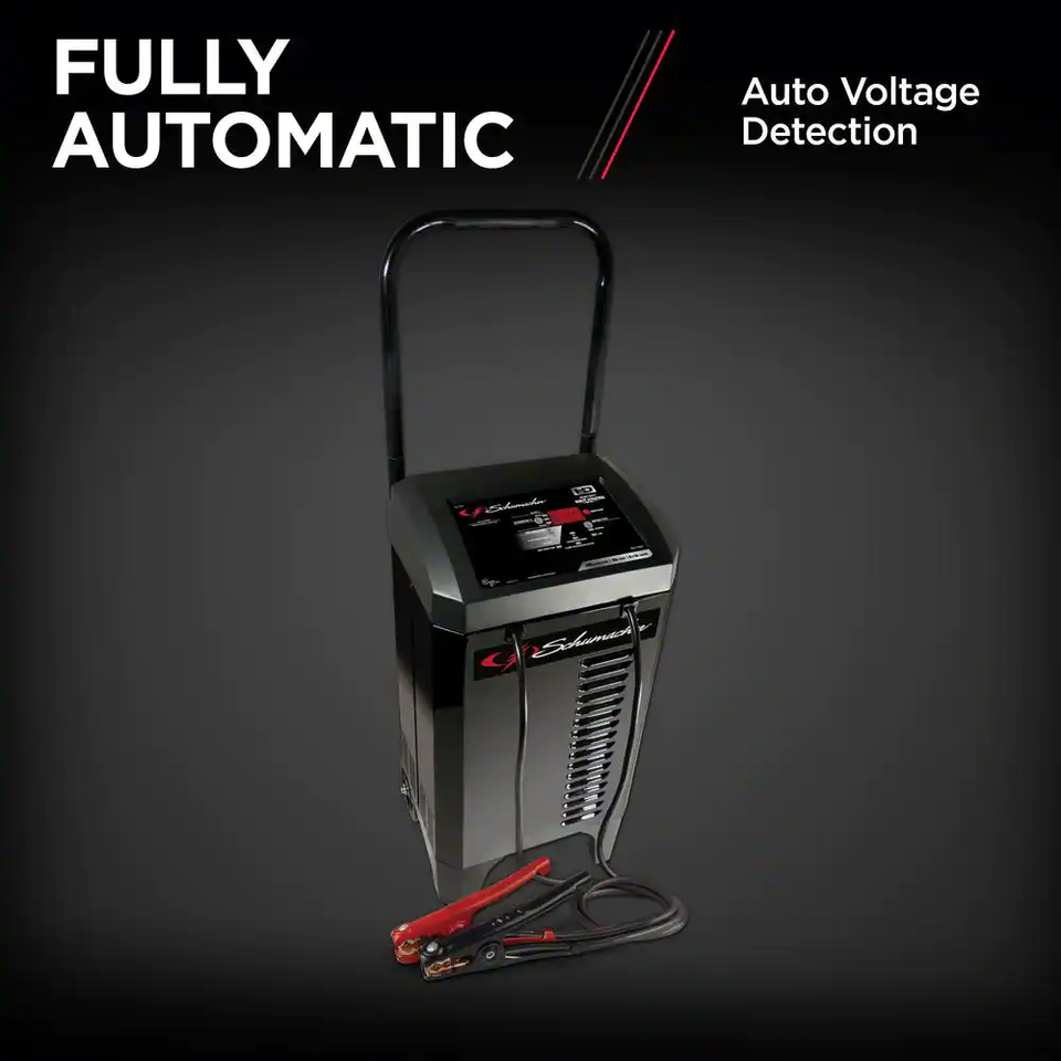 Automotive 6V/12V 200 Amp Battery Charger Jump Starter 40A Boost Mode ...