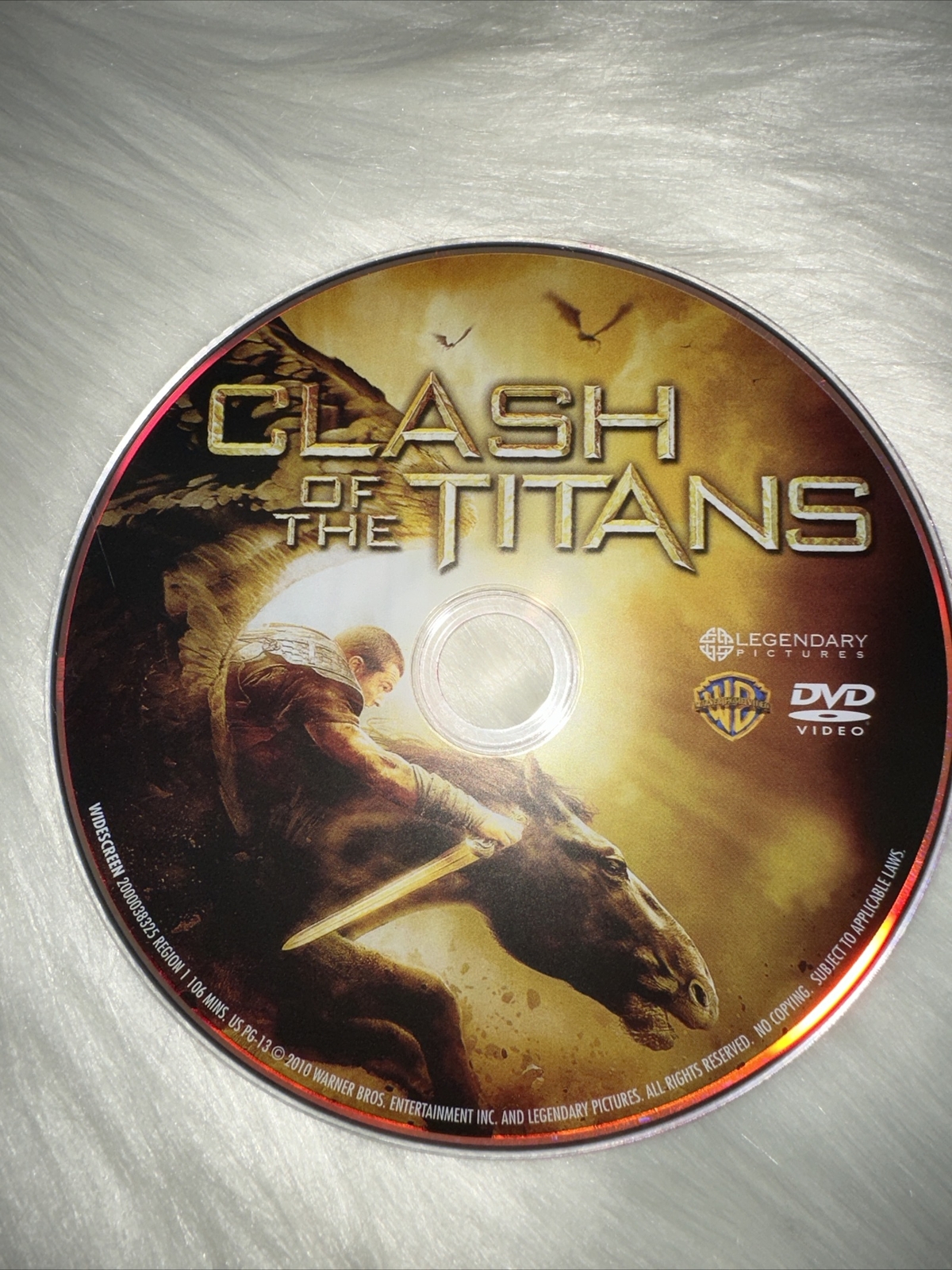 Clash of the Titans (DVD, 2010) DISC ONLY 883929106523| eBay
