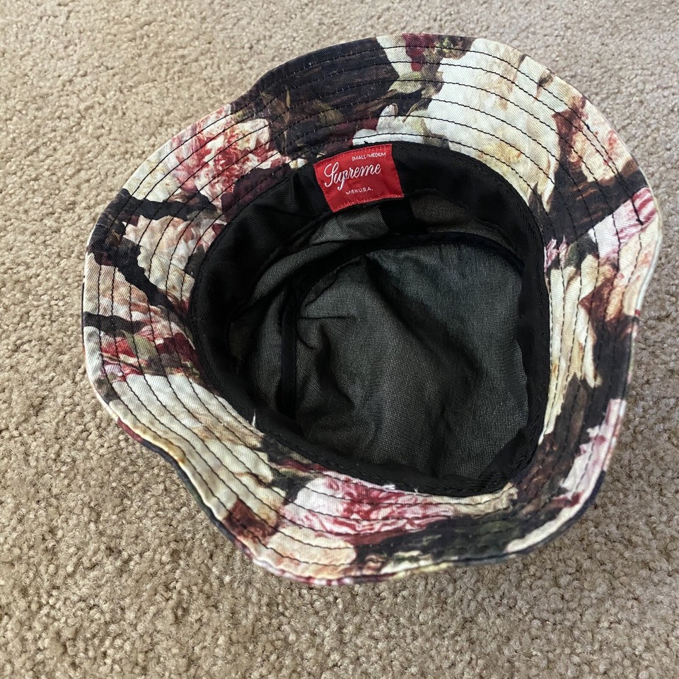Supreme Power Corruption Lies PCL.Crusher Bucket Hat Floral NEW S/M SS ...