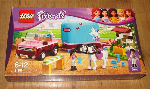 BNIB LEGO Friends 3186 Emma's Horse Trailer Sealed Retired 4589073 ...