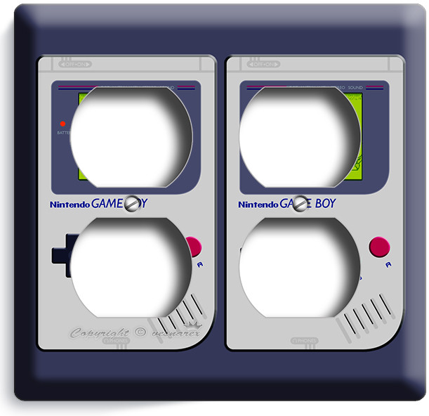 VIDEO GAME BOY CONSOLE CLASSIC NINTENDO LIGHT SWITCH PLATE OUTLET ROOM ...