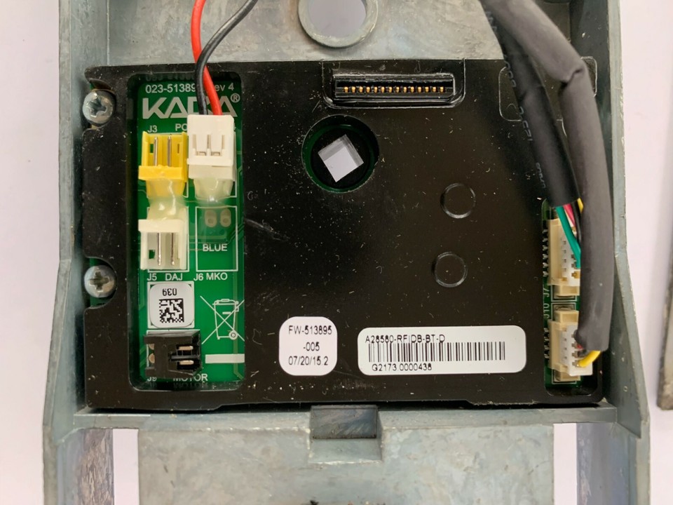 Used Saflok MT RFID Hotel Lock Bright Chrome Stainless Steel look BLE ...