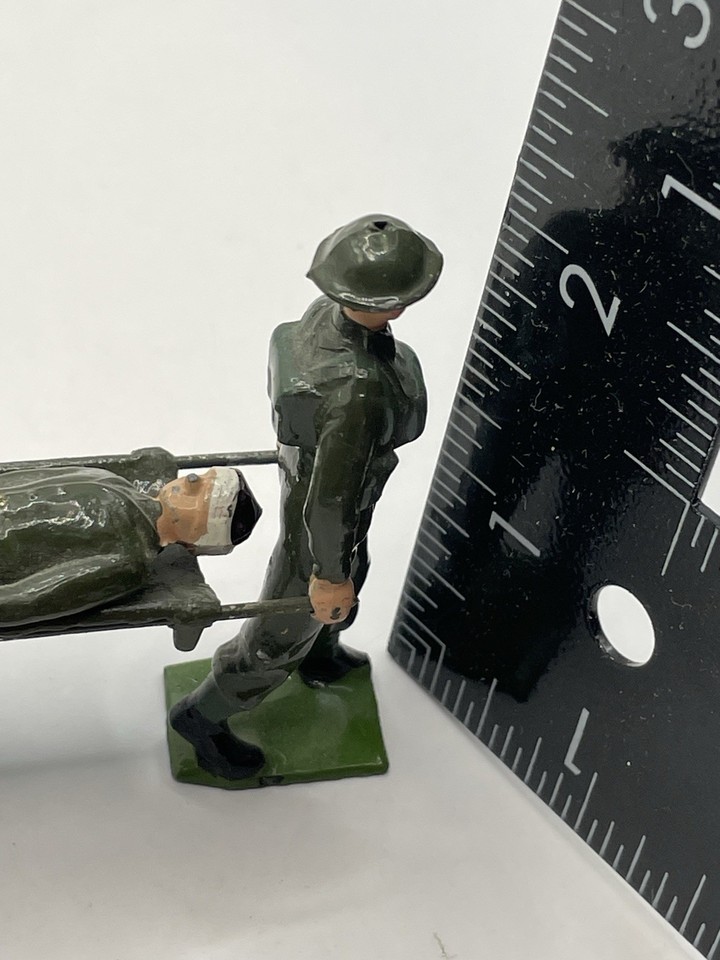 Vintage Toy lead Britains Royal Army Medical Stretcher w/ Wounded ...