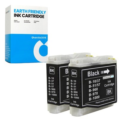 Compatible 2-Pack LC51BK Ink Cartridge fits Brother MFC-885CW 230C 240C ...