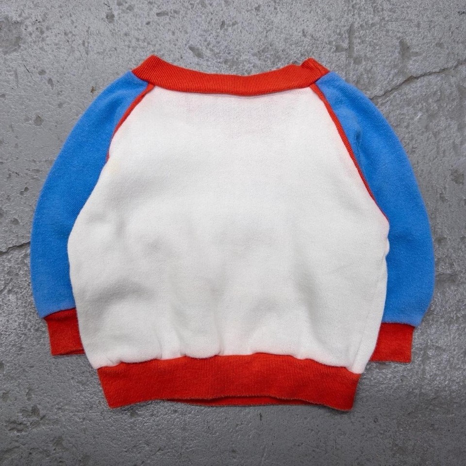 Vintage 80s Bugs Bunny Cartoon Long Sleeve Baby Sweatshirt Multicolor ...