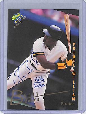 1993 Classic Best Gold Auto Barry Bonds No 1626 of 2050 | eBay