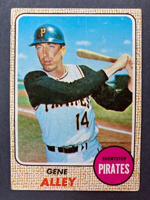 1968 Topps #53 Gene Alley (Pittsburgh Pirates) | eBay
