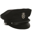US Police Officer Visor Hat With Badge Wool Blend Cop Hat | eBay UK
