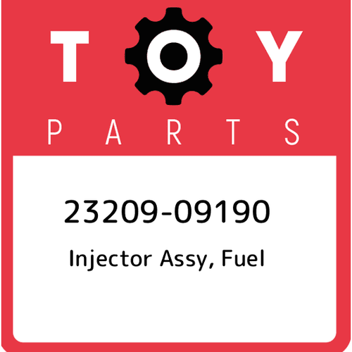 23209-09190 Toyota Injector assy, fuel 2320909190, New Genuine OEM Part ...
