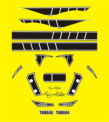 Yamaha MT 07 2019 Kenny Roberts Decal Kit | eBay