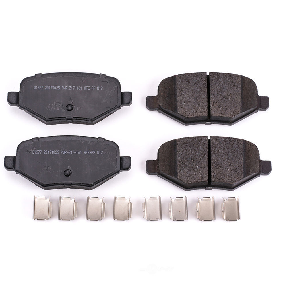 PowerStop 171377 Disc Pads and Brake Shoes - Disc Brake Pad Set, Rear ...