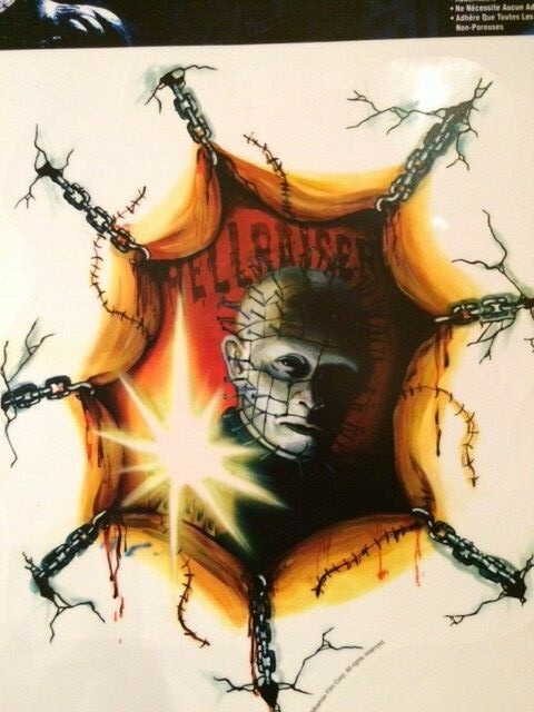 Hellraiser Pinhead Decoration Static WINDOW CLINGS HALLOWEEN Party | eBay