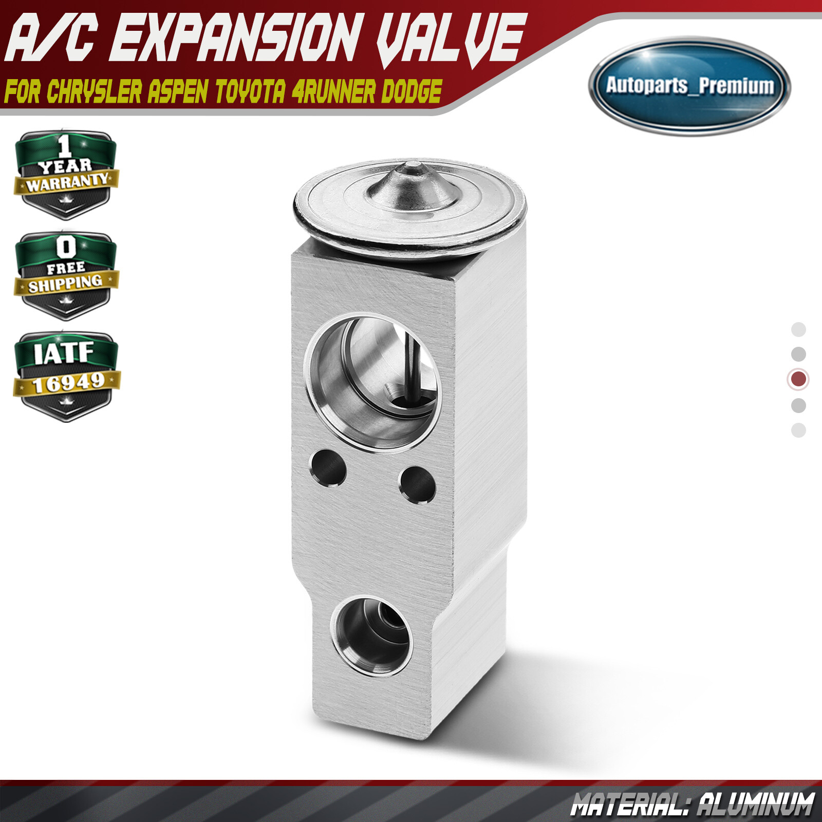 A/C Expansion Valve for Toyota 4Runner 03-09 Lexus GX470 Chrysler Dodge ...