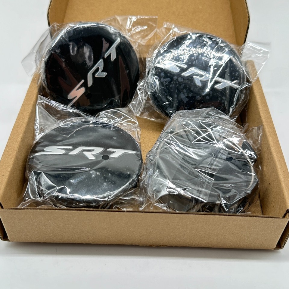 4PCS SRT Wheel Center Caps For SRT 2015-2020 Rim Hup Center Covers ...
