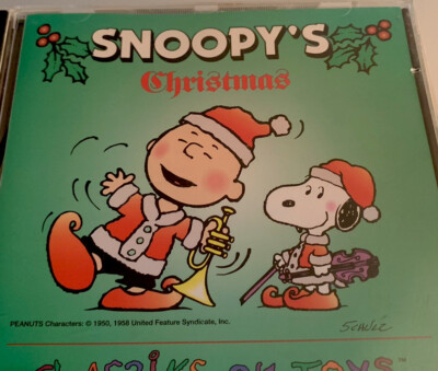 Snoopy's Christmas CD Classiks on Toys 1995 Lightyear Peanuts Gang ...