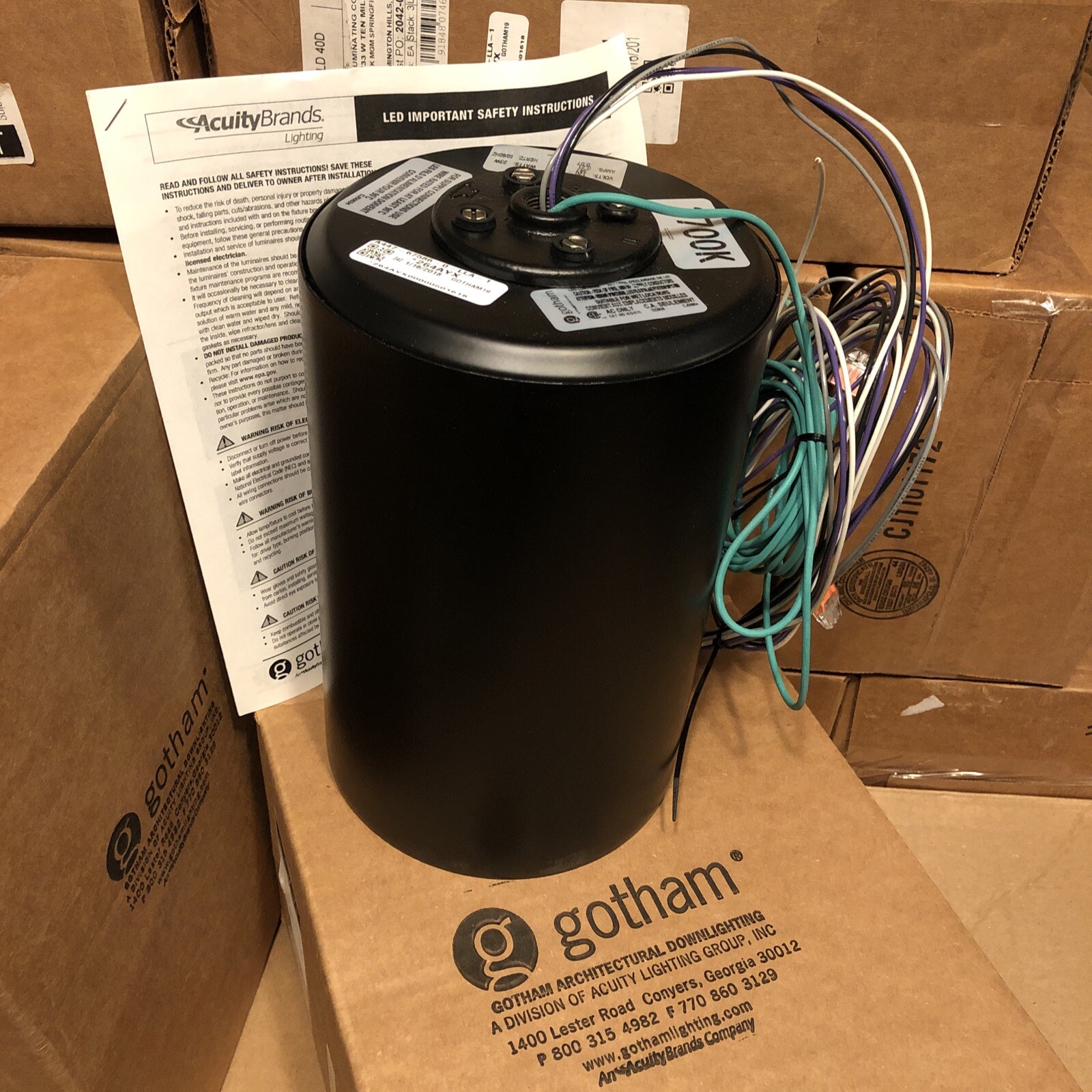 Gotham Lighting Incito 6" Round Pendant High Center Beam LED Downlight ...