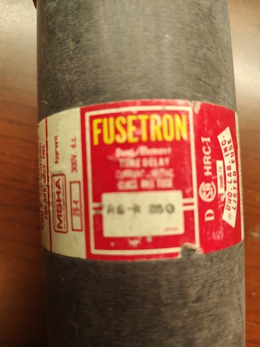 Bussmann FRS-R-250 Fuse Fusetron 250A 600V Time Delay Dual Element | eBay