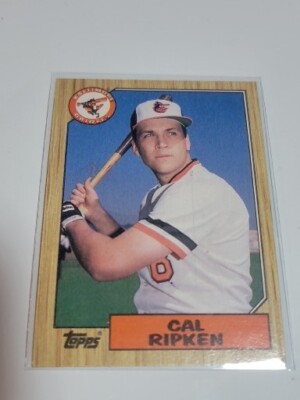 CAL RIPKEN JR. 1987 Topps #784. ORIOLES | eBay