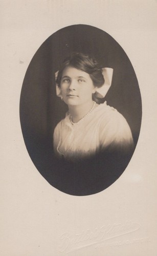 1910s Portrait Young Woman Butler's Studio Republic Missouri RPPC ...