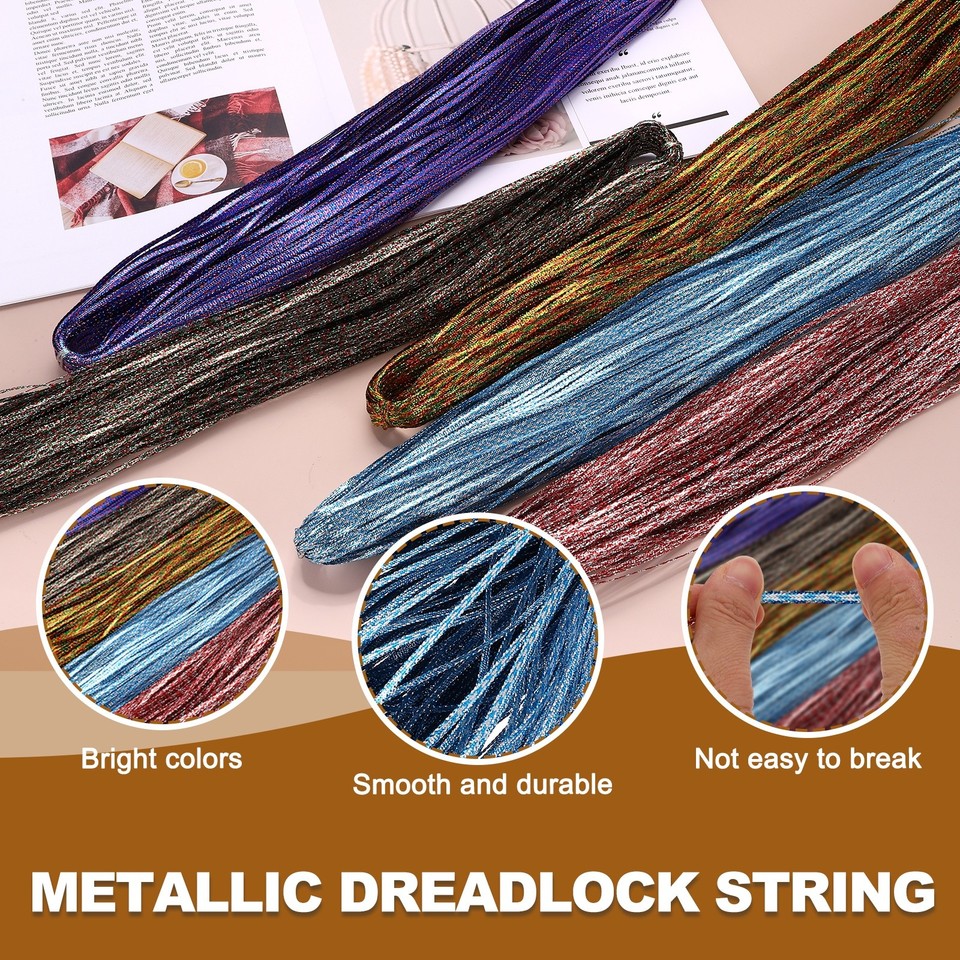 100m Hair Strings for Braids Hair Braiding String Gold/Green/Red | eBay