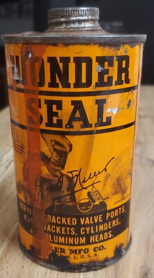 Vintage Miller Wonder Solder Seal 16 Ounce 1 Pint Liquid Wrench Can ...