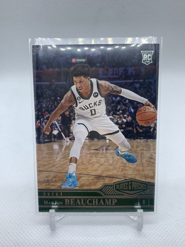 2022-23 Chronicles Basketball MarJon Beauchamp Plates & Patches #’d ...