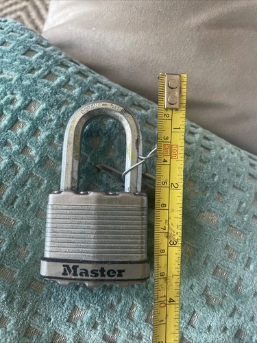 Master Lock Magnum Heavy Duty Padlock with Key Laminated Steel M5 | eBay