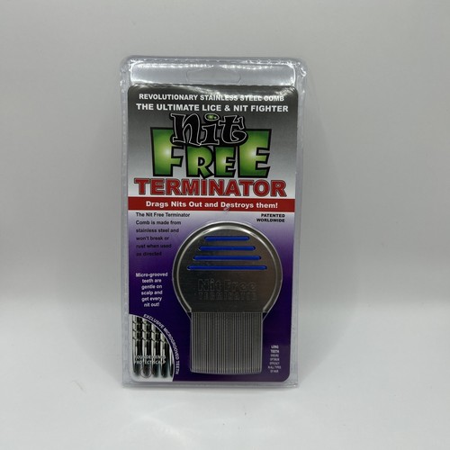 Nit Free Terminator Comb Head Lice Stainless Steel | eBay