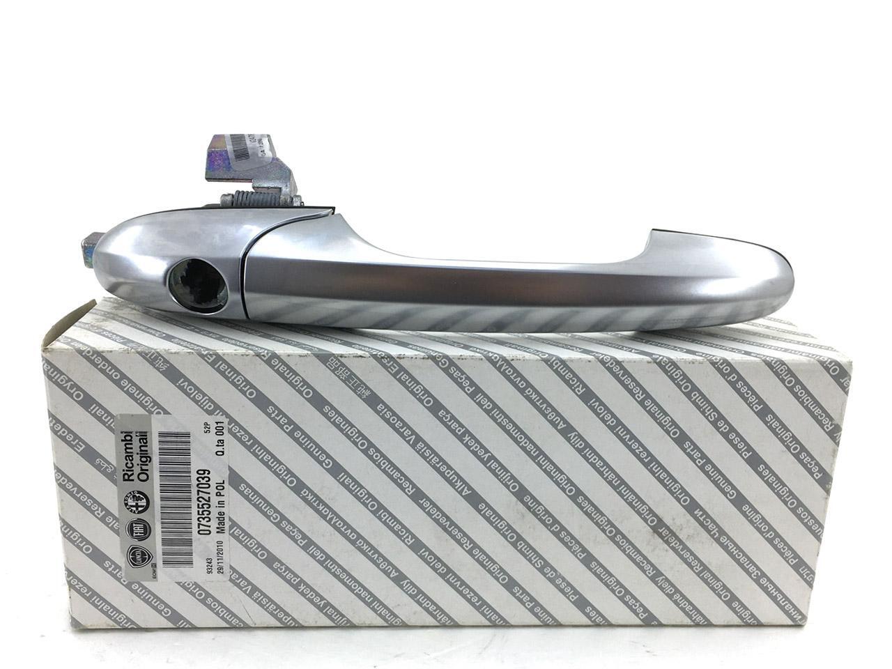 Fiat 500 S Satin Chrome Near Side / Left Door Handle 735527049 Genuine ...