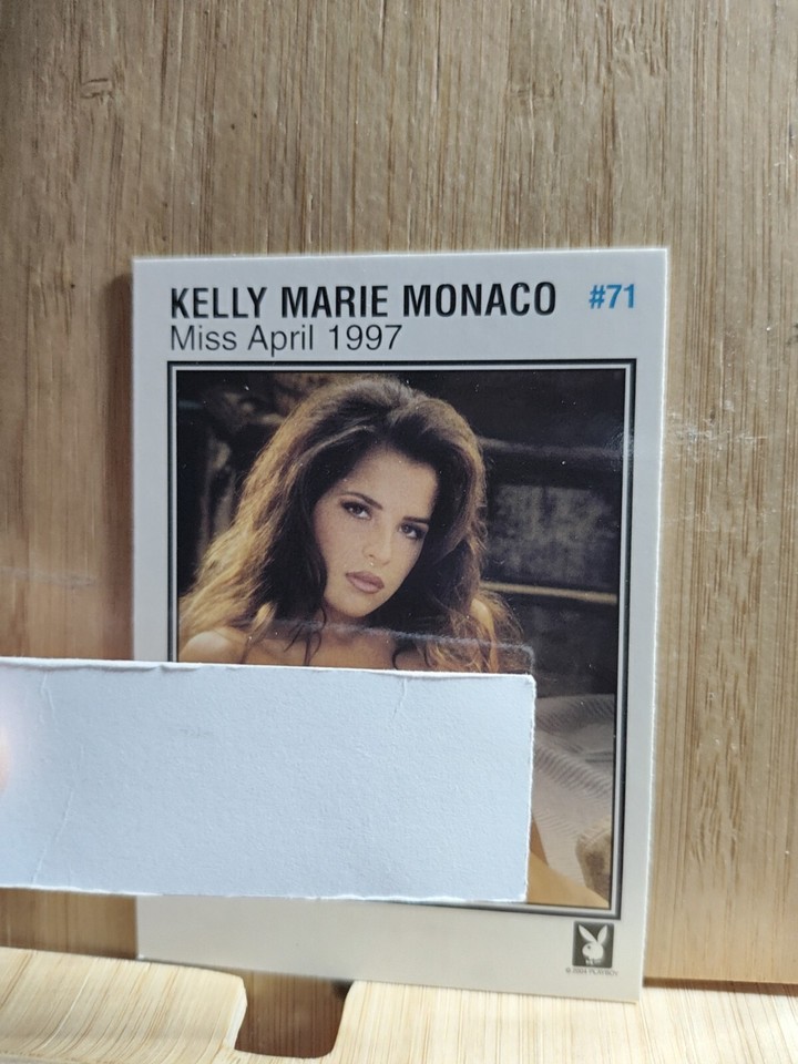 PLAYBOY PLAYMATE REVIEW 🏆2002 #71 KELLY MARIE MONACO Trading Card🏆 | eBay