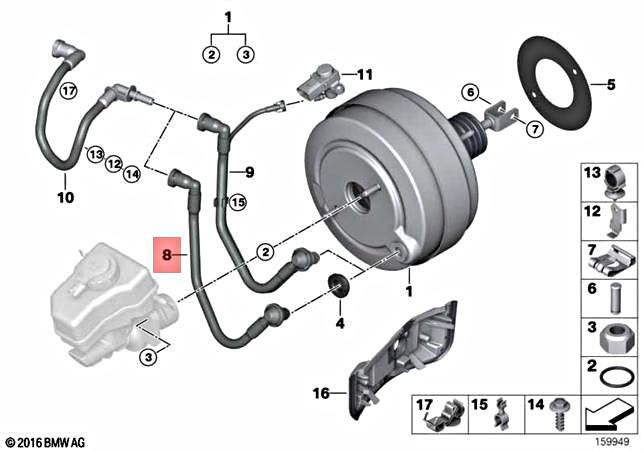Genuine BMW Vacuum Hose 318i 320d 330i E90 E87 E88 34337577336 | eBay