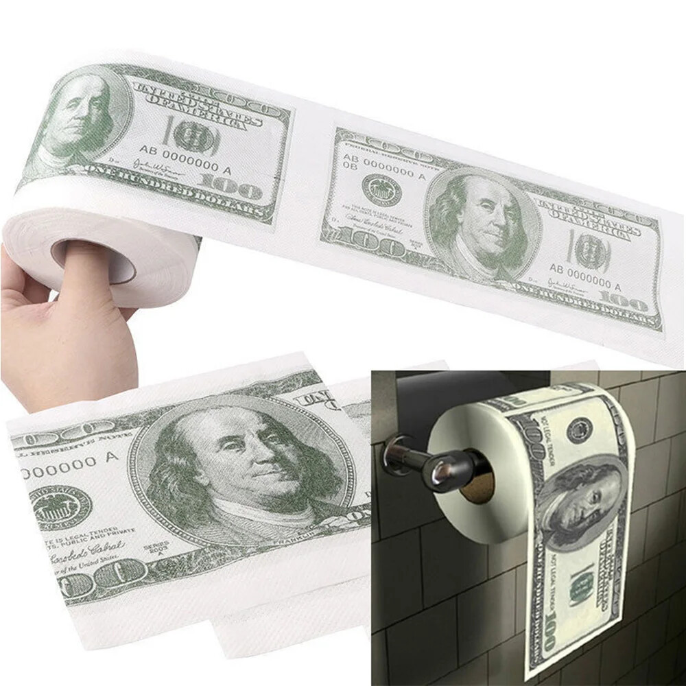 Real Money Toilet Paper