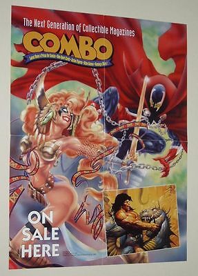1994 Spawn,Angela,Conan the Barbarian Poster: 22x17 Combo comic art promo pin-up | eBay