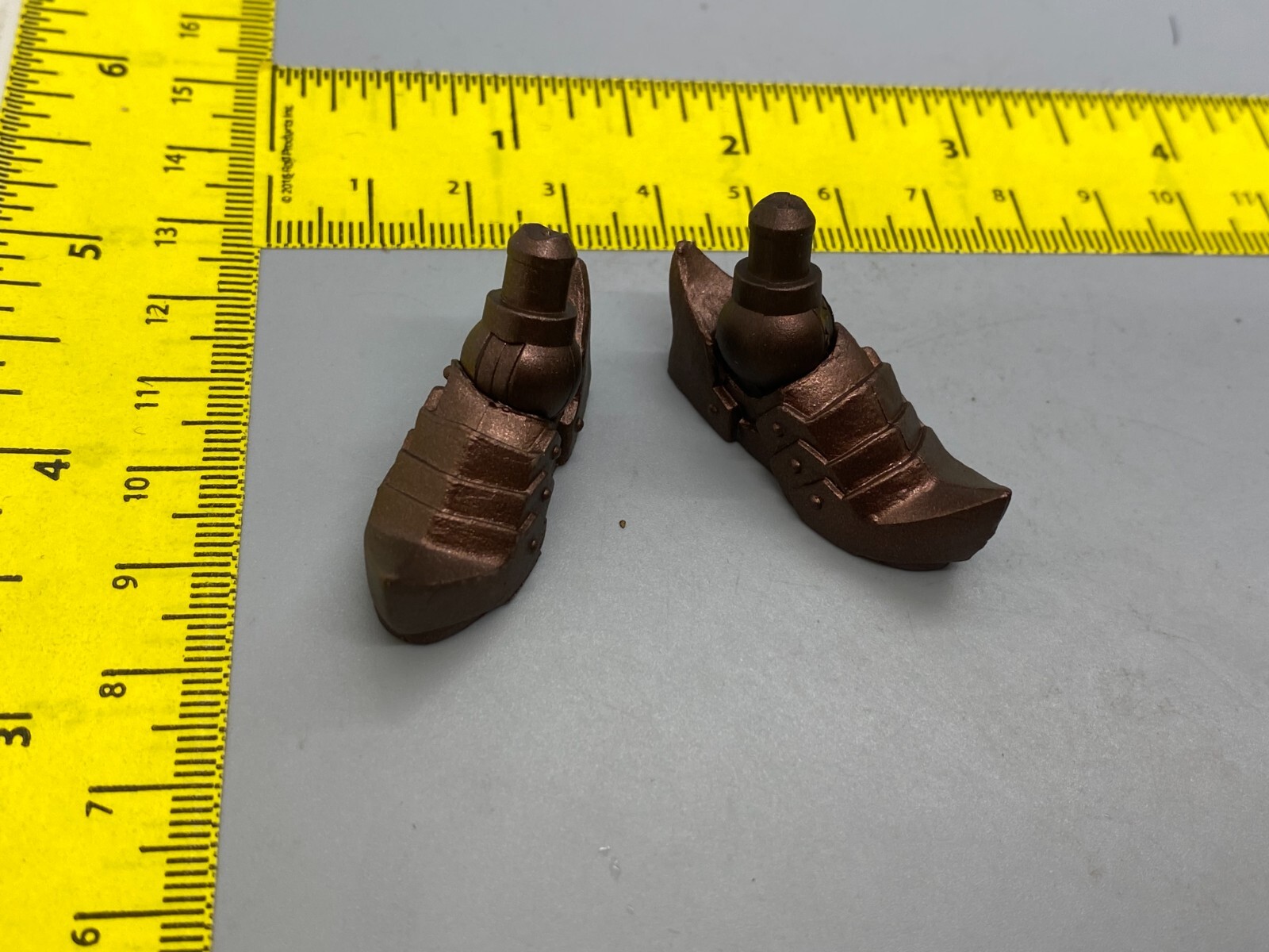 Bronze Feet Boots Shoes Cavern Dwarf 2 Legion Builder Mythic Legions 1/ ...