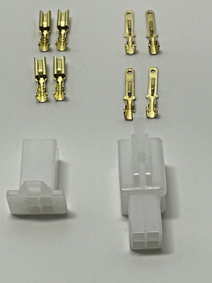 KTM HEADLIGHT PLUG CONNECTOR SOCKETS BRASS CONNECTORS WIRING LOOM ...