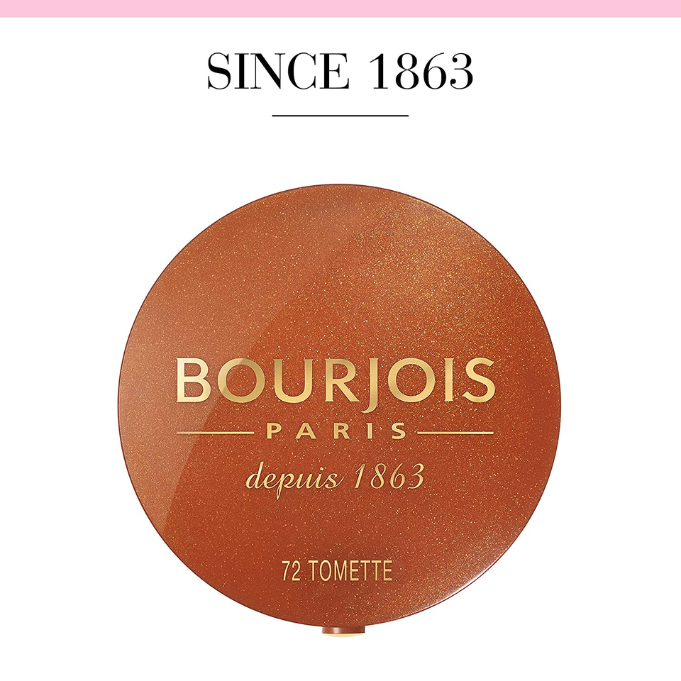 BOURJOIS Little Round Pot Blush Blusher with Mirror and Brush *ALL ...