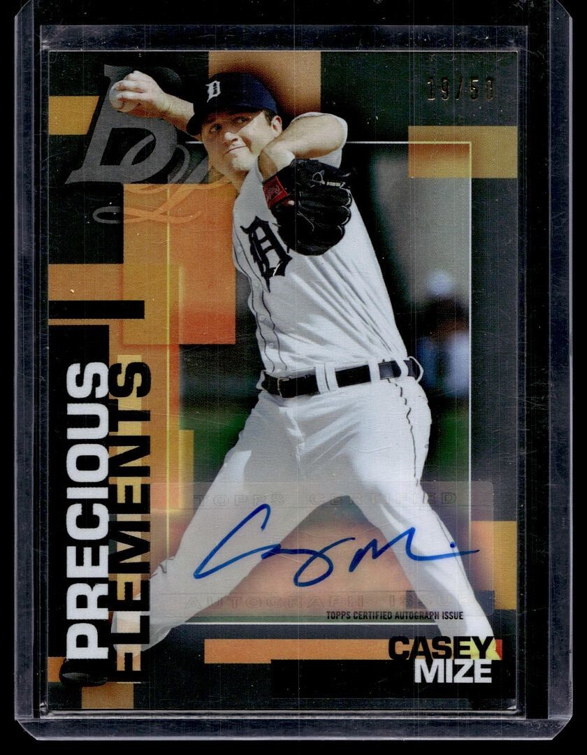 2020 BOWMAN PLATINUM PRECIOUS ELEMENTS /50 AUTO CASEY MIZE TIGERS | eBay