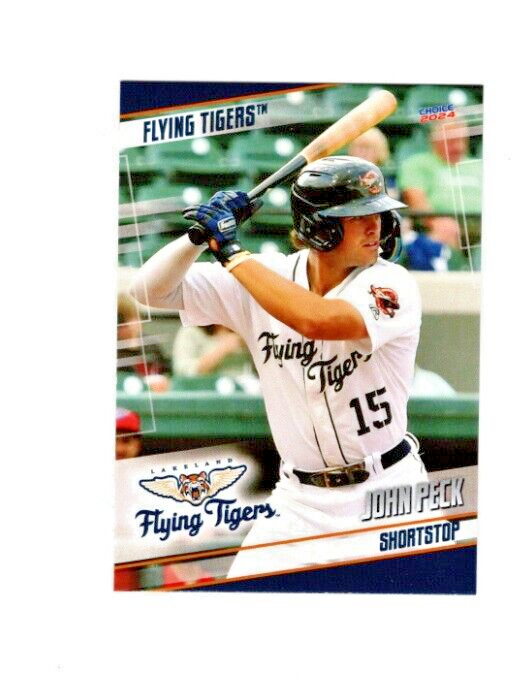 John Peck 2024 Lakeland Flying Tigers baseball card Moorpark CA | eBay