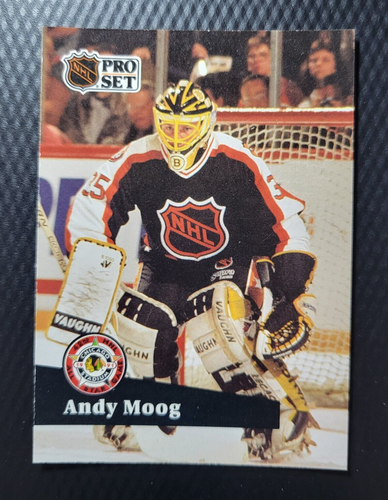 1991-92 Pro Set ALL-STAR Game ANDY MOOG Boston Bruins Hockey NHL Card ...