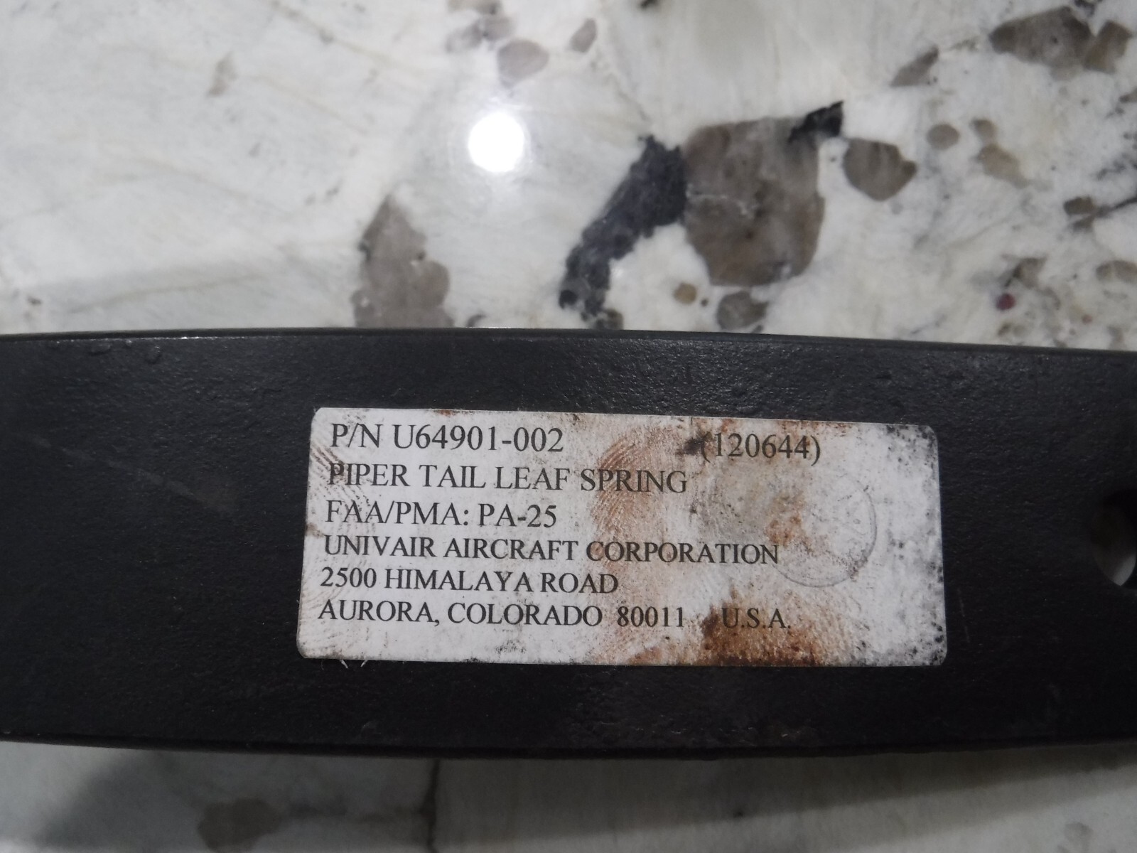 U64901-002, 64901-002 Piper Tail Wheel Leaf Spring | eBay