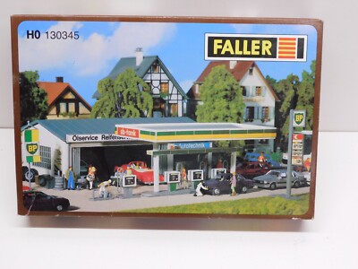 Faller HO Scale Building Kit 130345 Service Station Building Kit - Open ...