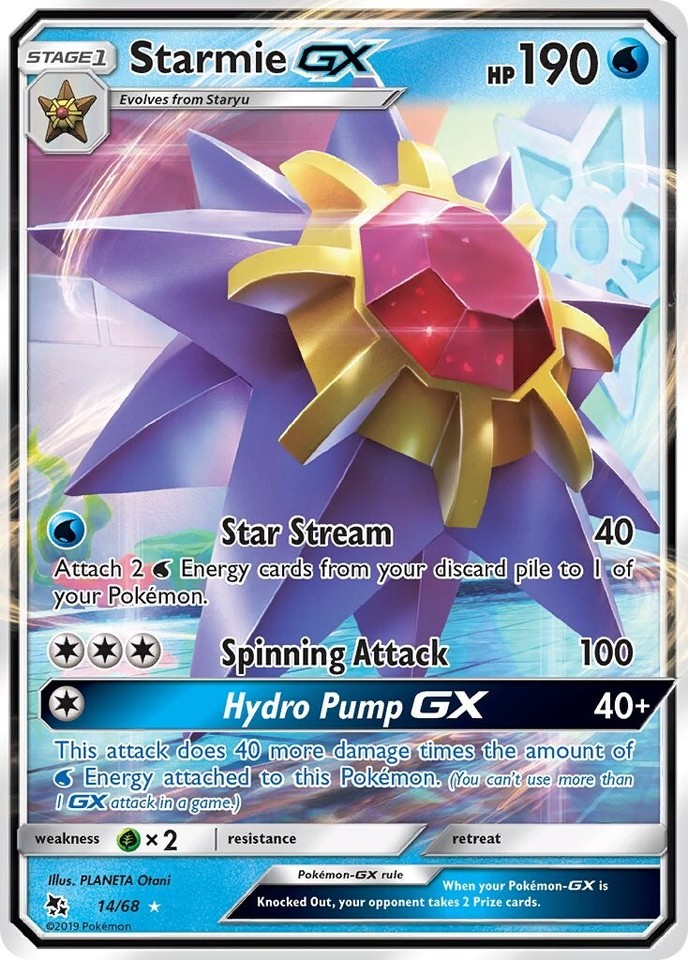 Starmie GX 14/68 Hidden Fates for sale | eBay