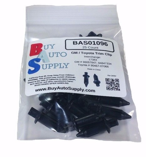 Radiator Grill Panel Push Clip Retainer Fit GM 96057847 90467-07066 ...