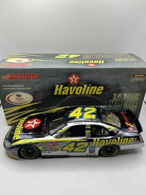 2003 Jamie McMurray #42 Havoline Rookie of the Year Chrome 1:24 Diecast ...