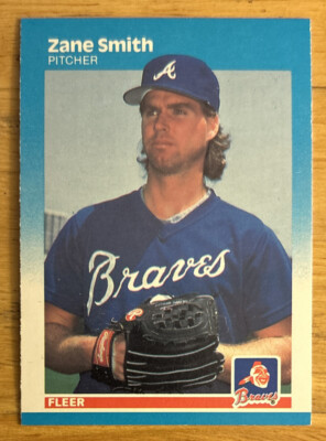 1987 Fleer Zane Smith Baseball Card #529 Braves Pitcher VG O/C | eBay